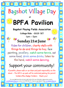Roary the Lion to open Bagshot Village Day!!! – Bagshot Village
